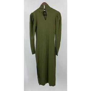 Who What Wear | Dresses | Nwt Who What Wear Green Ribbed Maxi Dress ...